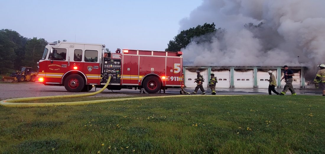 Celoron DPW Building Deemed ‘Total Loss’ In Morning Fire | News, Sports ...
